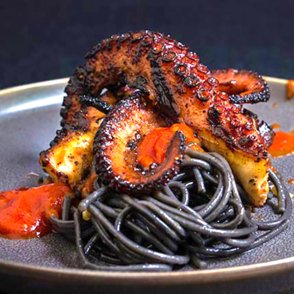 Marinated Octopus and Squid Ink Pasta DIY - Strathpine Aussie Seafood House